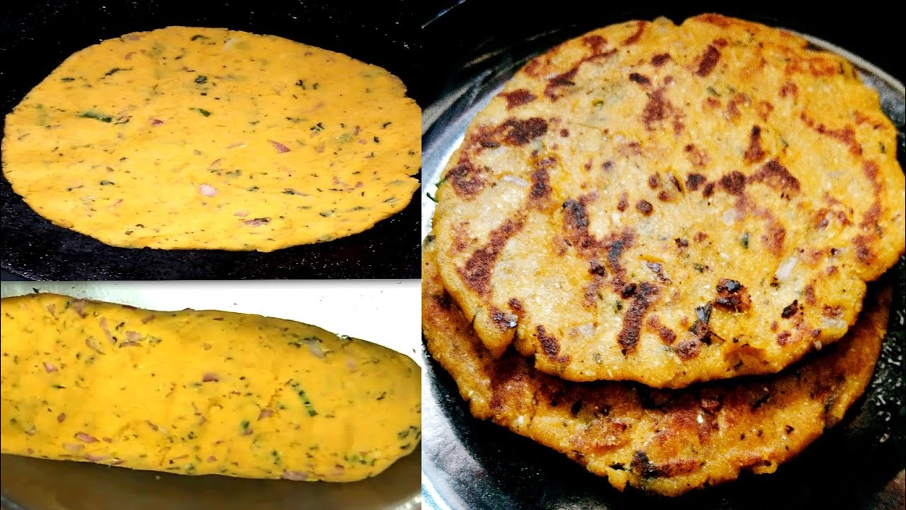 Makki ki Missi Roti// Punjabi Missi Roti Recipe// Breakfast Recipe ...