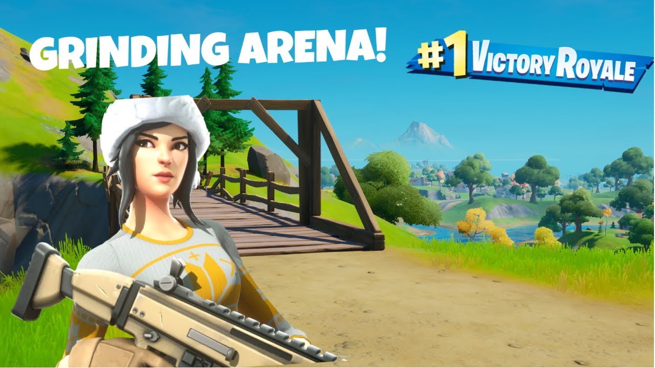 Grinding Arena in Fortnite! - YouTube