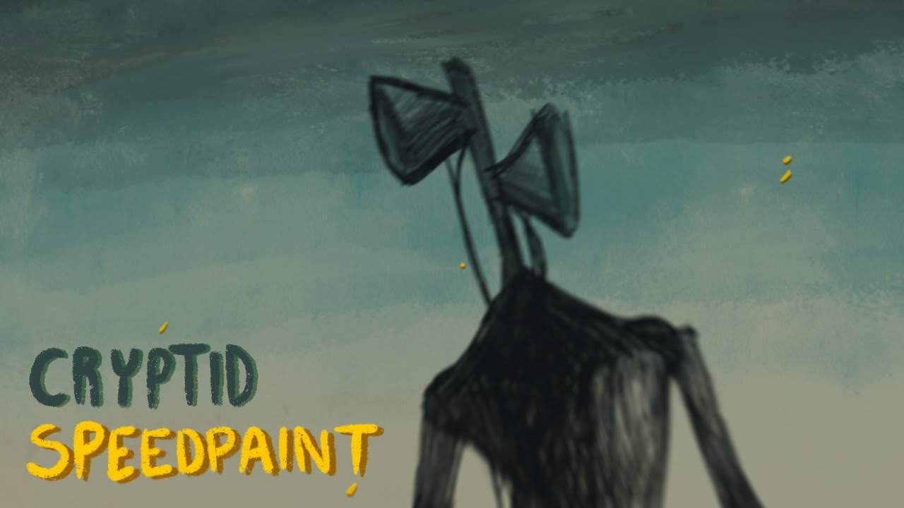 Siren Head - Cryptid Speedpaint - YouTube