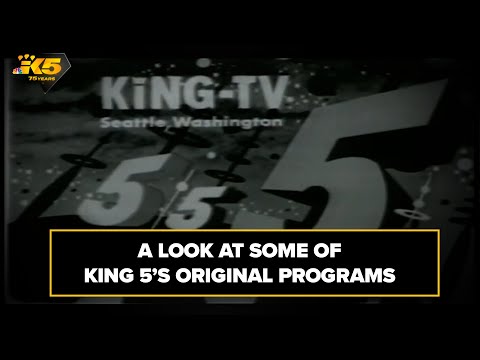 The first programs on KING 5 TV - YouTube