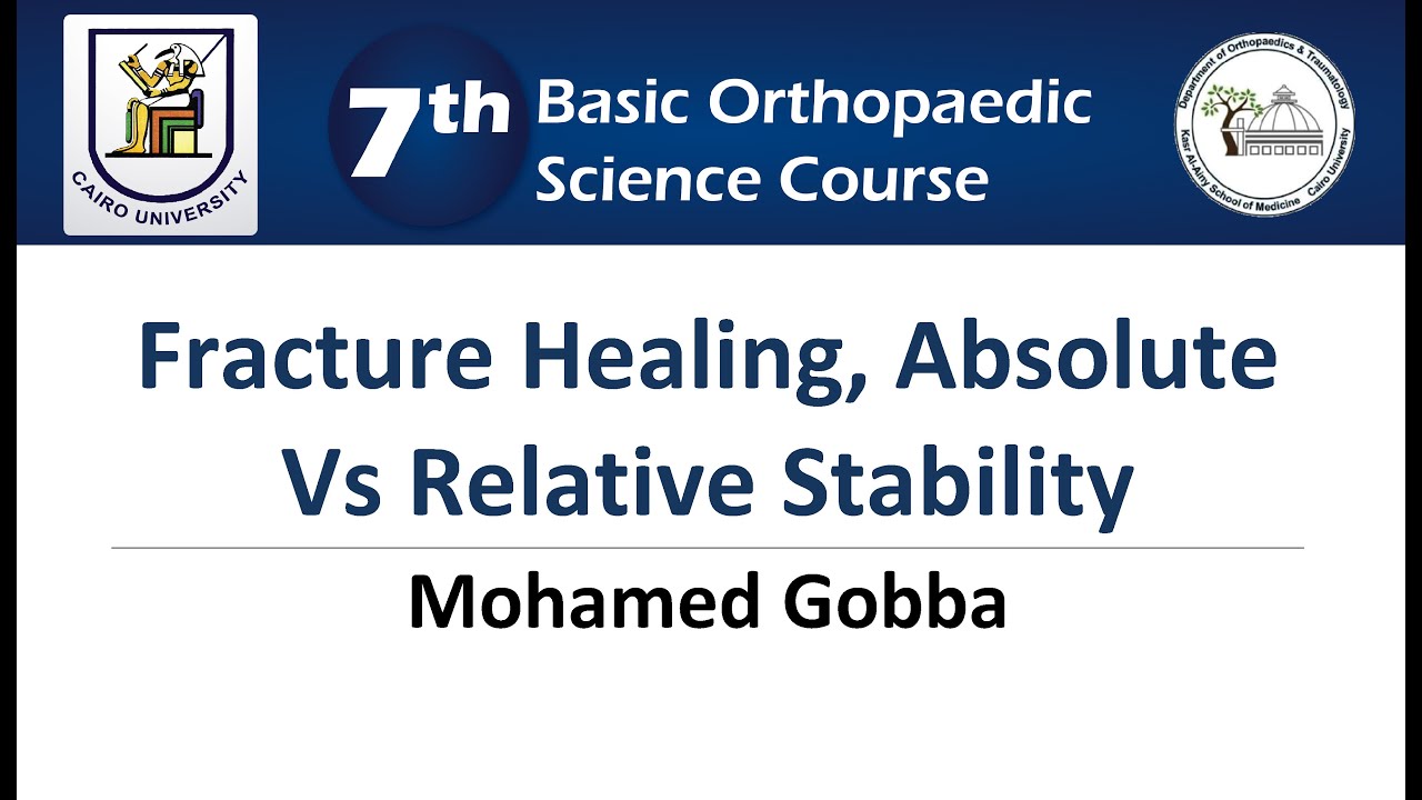 Fracture Healing Absolute vs Relative Stability - YouTube