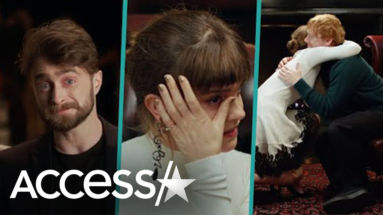 Emma Watson Tears Up At 'Harry Potter' Reunion - YouTube