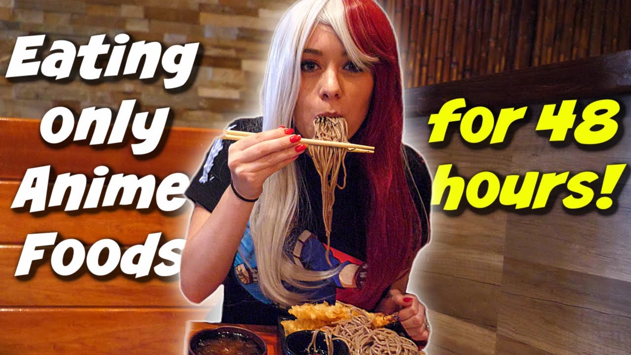 Eating Like Anime Characters for 48 Hours! (MHA, AOT, FMAB, DEATH NOTE ...