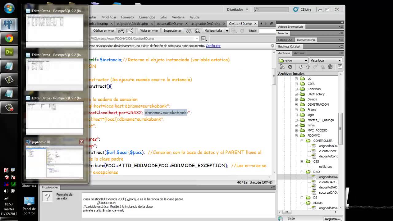 Conexion Php Postgres Usando Pdo Youtube