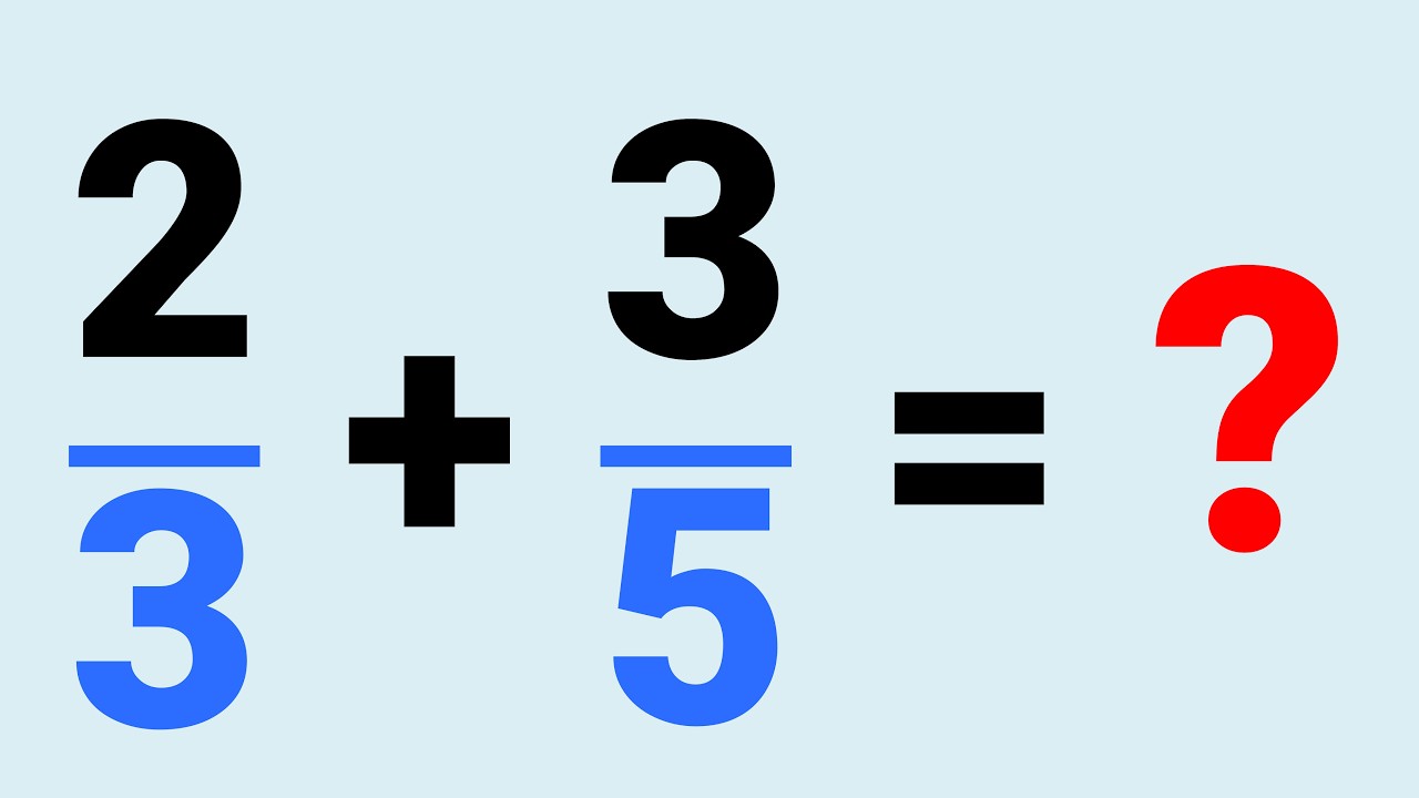 Comment ADDITIONNER des FRACTIONS ? Méthode simple ! 💪 Exercice corrigé ...