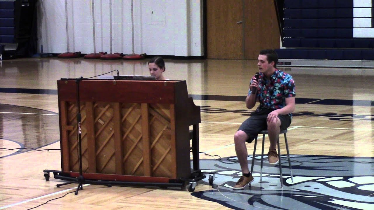 Becker HS Talent Show 2014 Kyle & Bridget Buchholz "All of Me" - YouTube