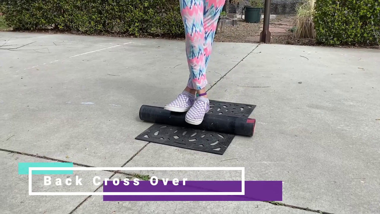 Back Cross Over Step - YouTube