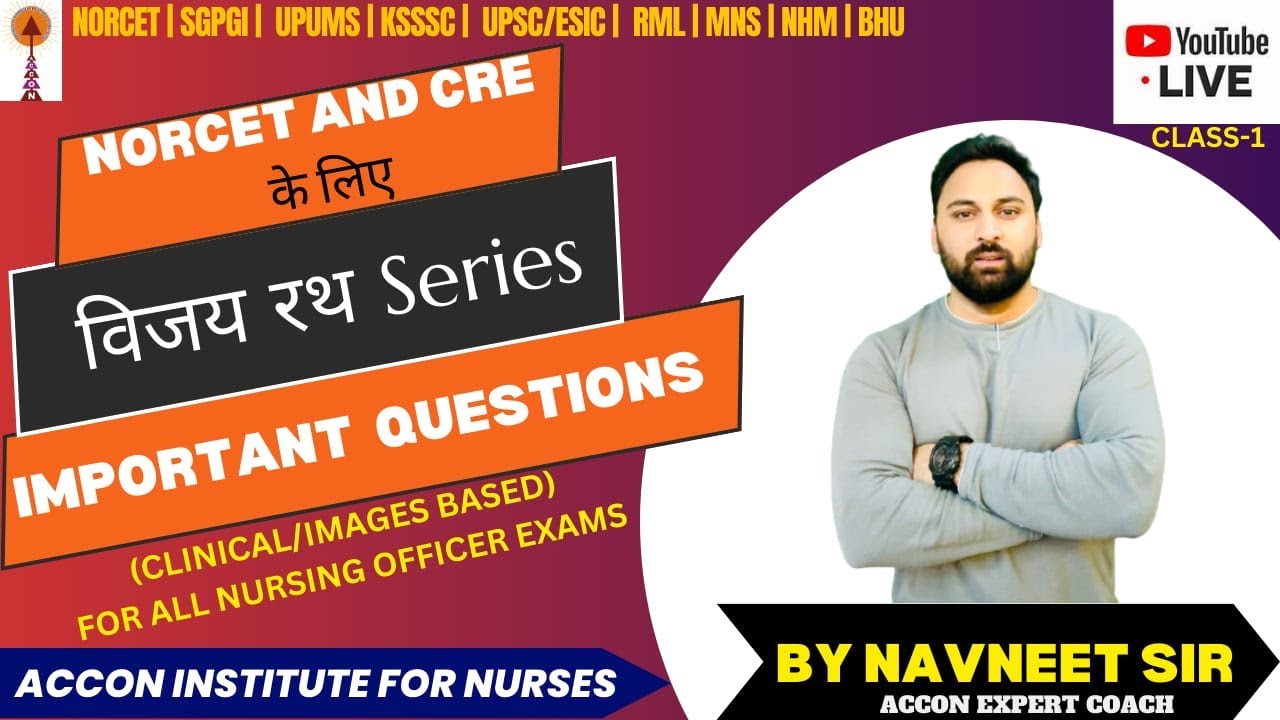 SPECIAL NORCET/CRE CONCEPT SERIES CLASSES BY NAVNEET SIR. - YouTube