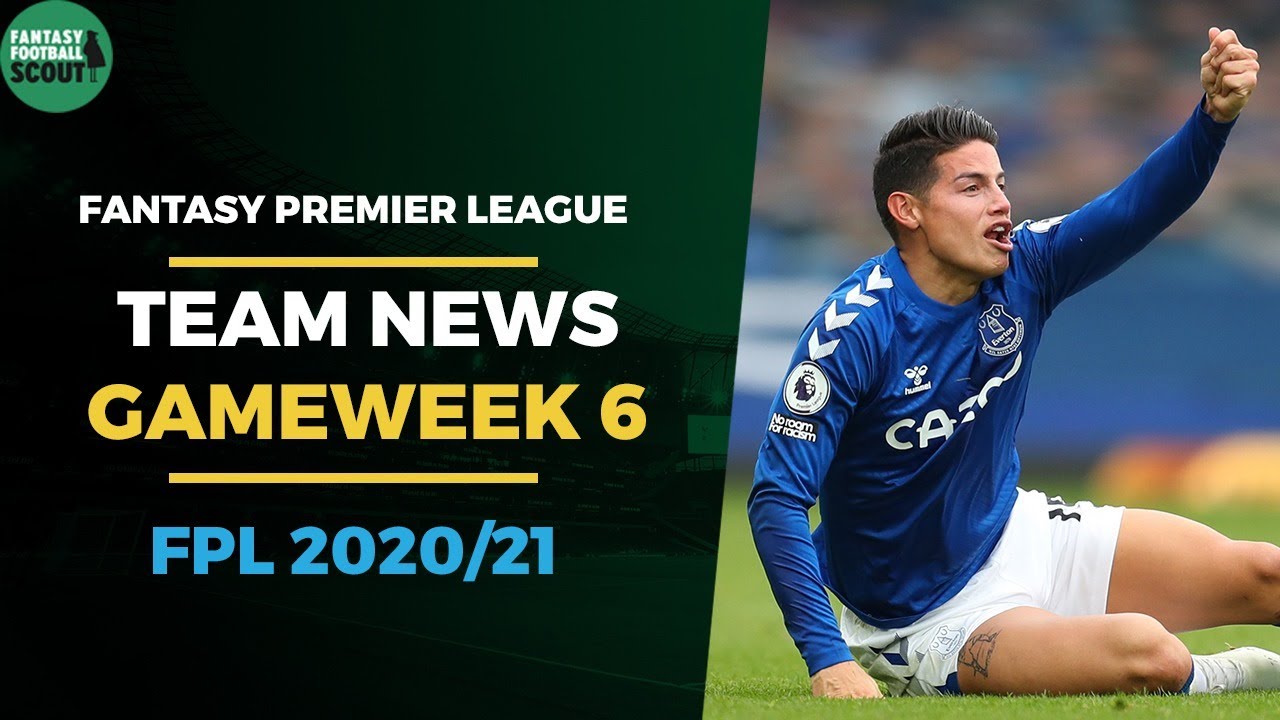 FPL 2020/21: Gameweek 6 Preview - Team News | Rodriguez has trained ...