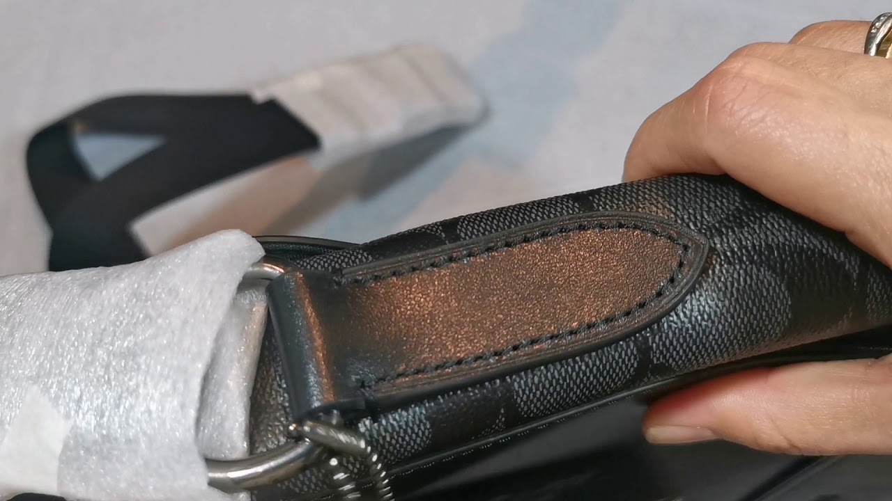 Coach Houston Map Bag In Signature Canvas. Coach Men - YouTube