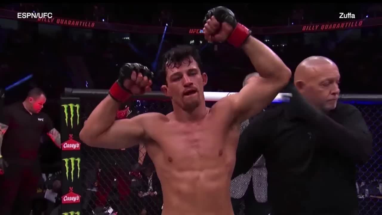 Tampa MMA fighter takes his shot at UFC's biggest stage - YouTube
