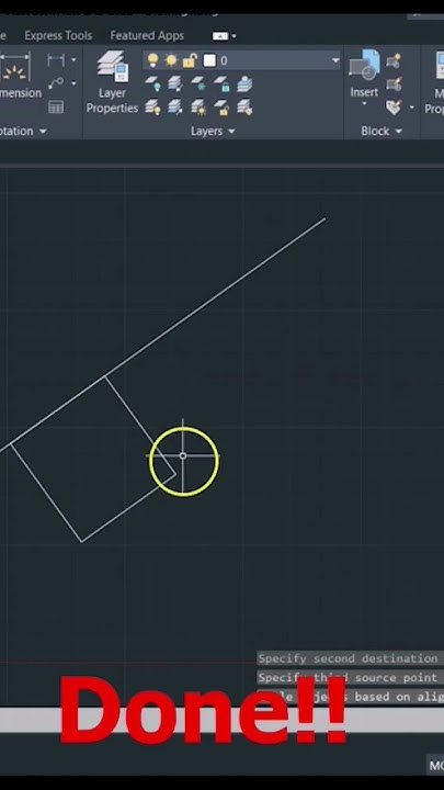 AutoCAD Tutorial - How to use Align Command - YouTube