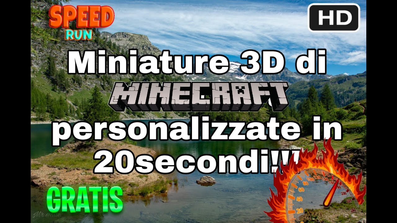 Come creare miniature 3D di Minecraft con la tua skin!!! - YouTube