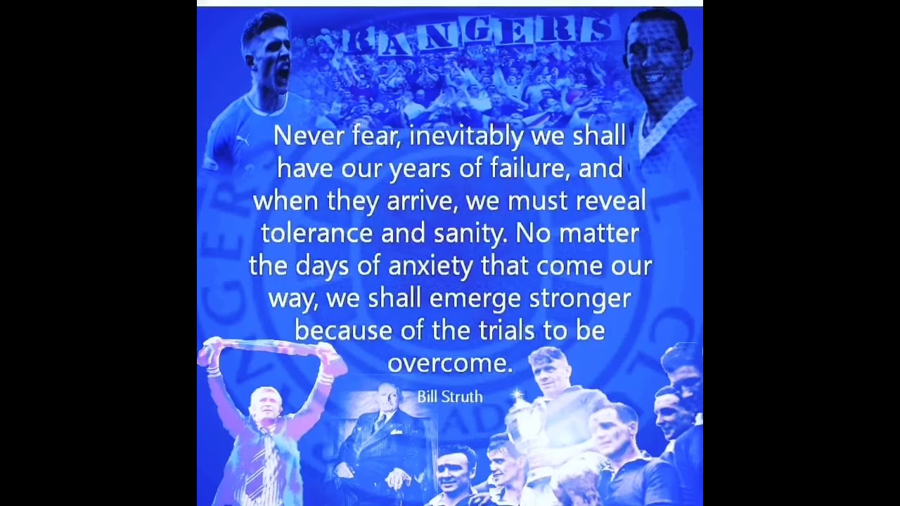 Prophetic words of Bill Struth - YouTube