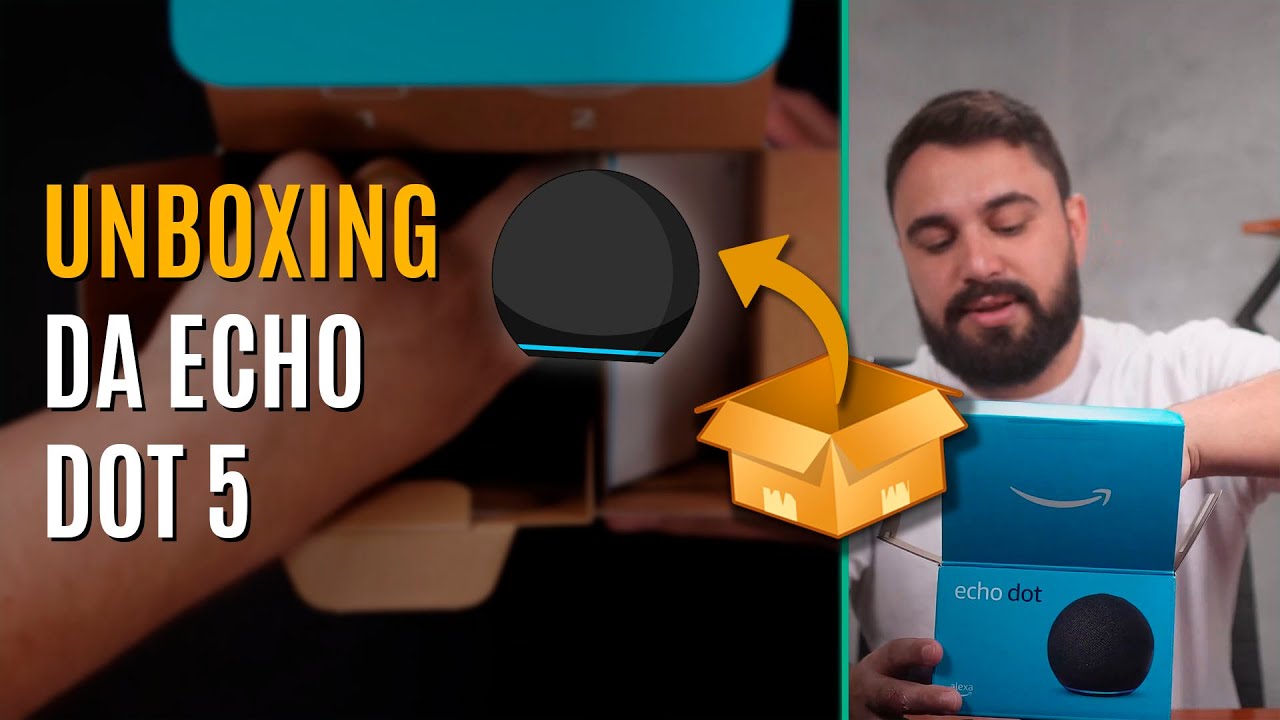 COMPREI UMA ALEXA! LIGANDO PELA PRIMEIRA VEZ A ECHO DOT - YouTube