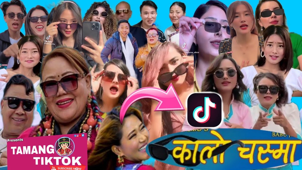 Kalo Chasma lau bhancha (Official Tiktok collection Videos) II Doma ...