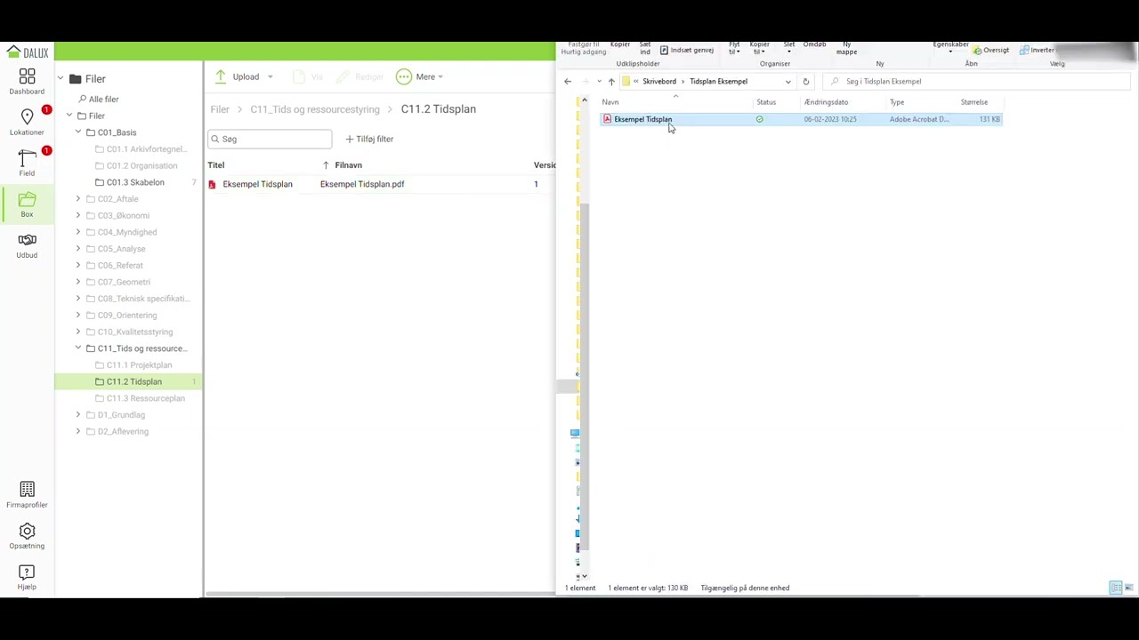 Opload af filer til Dalux Box - YouTube