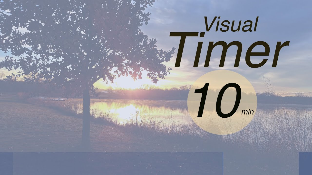 Silent 10 min Timer || Beautiful Visual Timer - YouTube