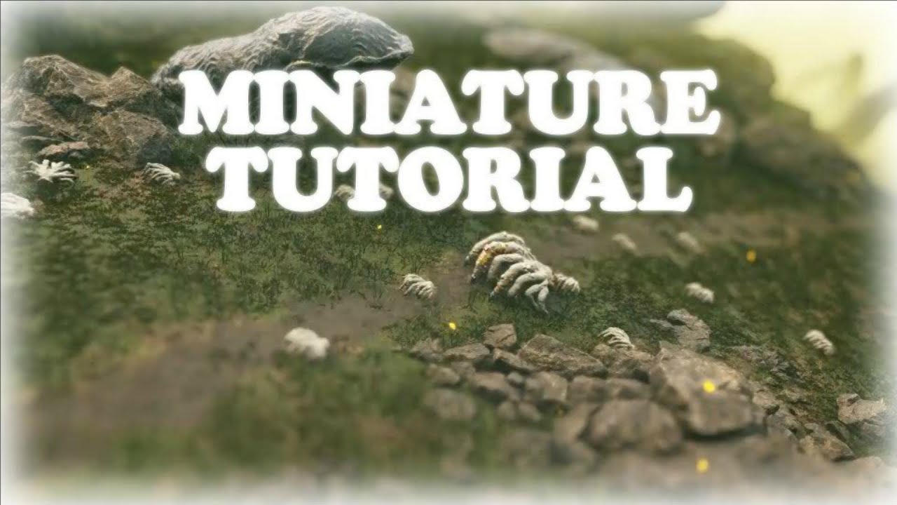 Mini Miniature Edit Tutorial - YouTube