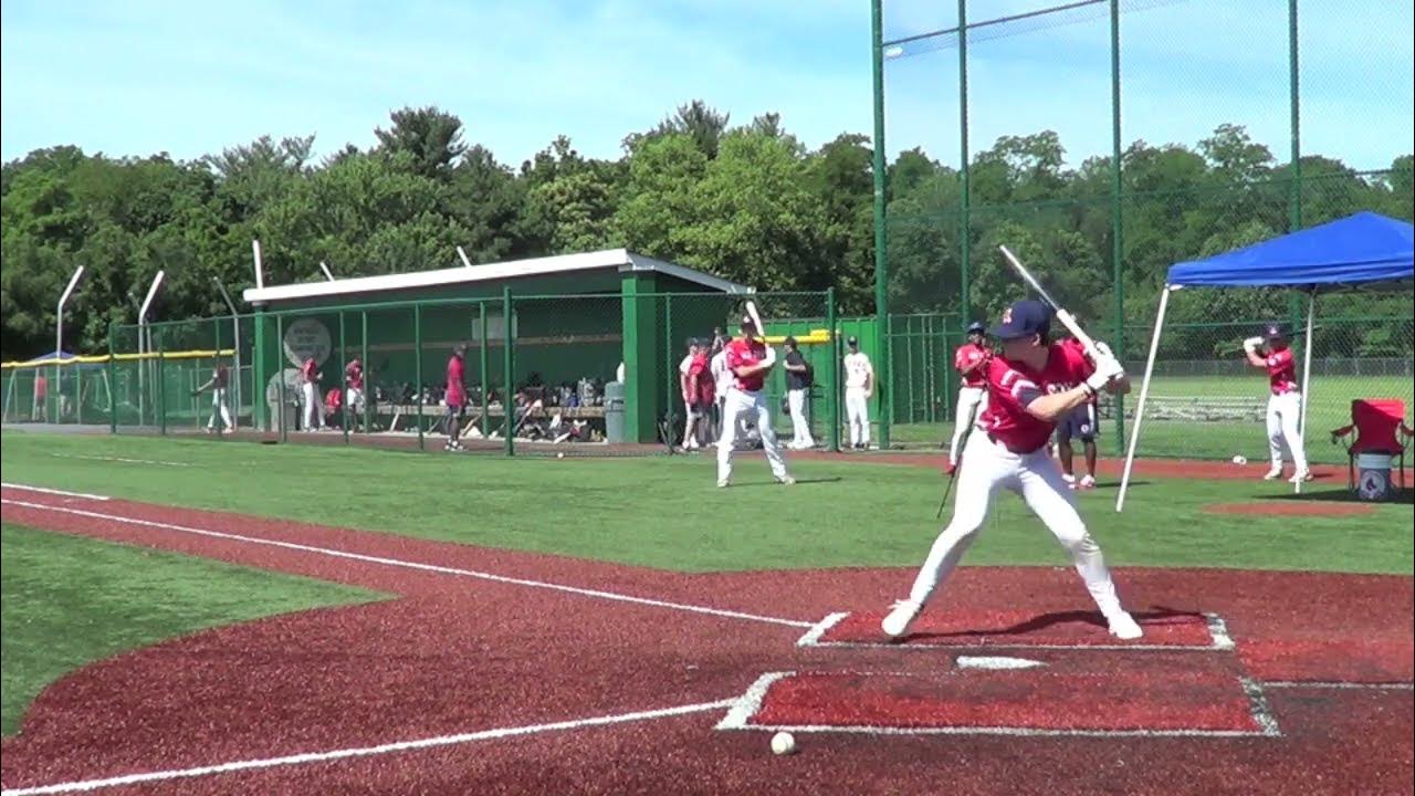 Patrick Colbert Hitting - Mid Atlantic Red Sox - Filmed June 2024 - www.PlayInSchool.com - YouTube