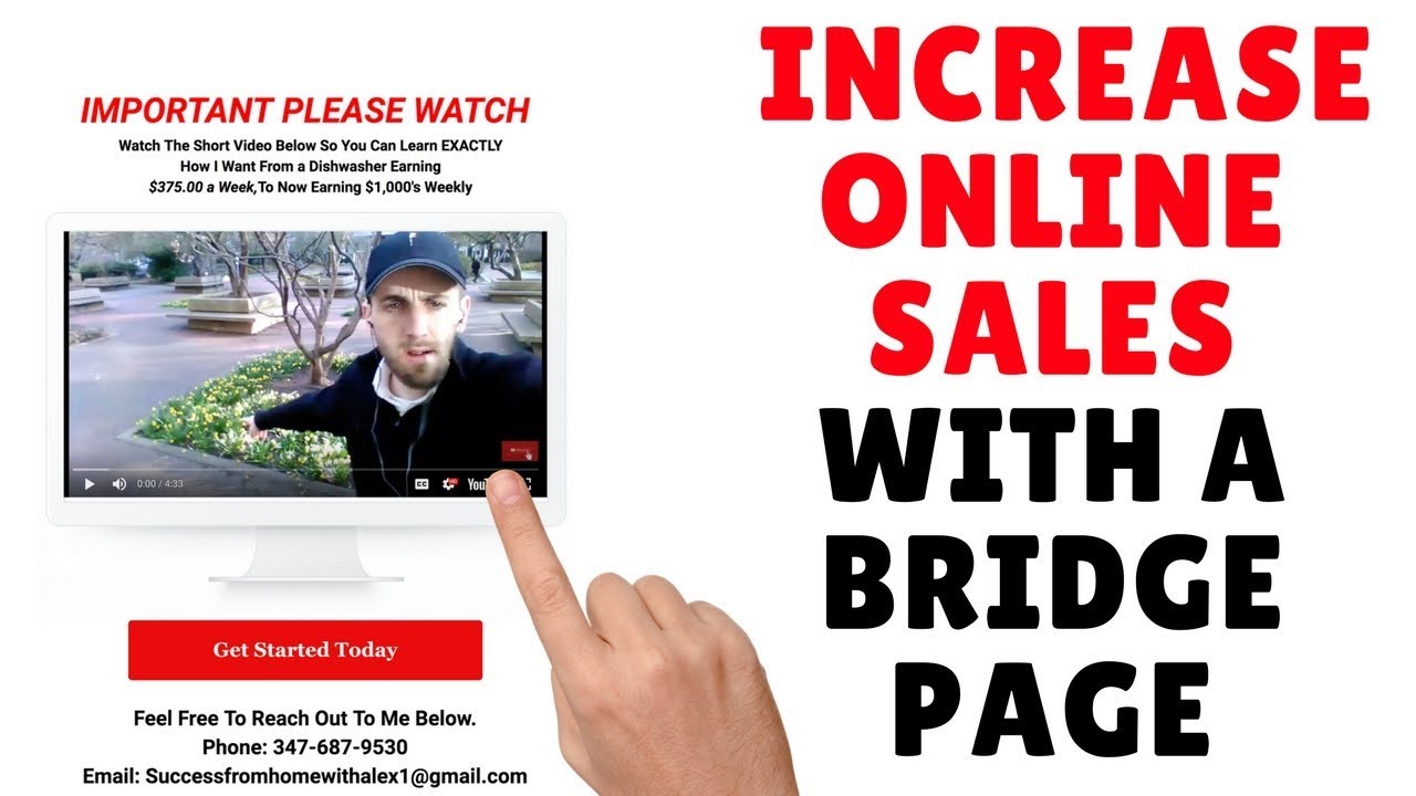 What is a bridge page-Bridge Page Funnel To Increase Sales - YouTube