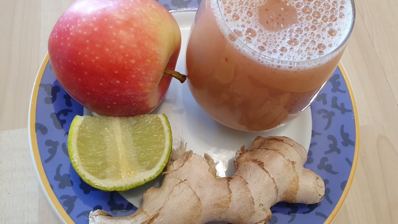 apple ginger shot || apple ginger drink ||refreshing drink|| immunity ...
