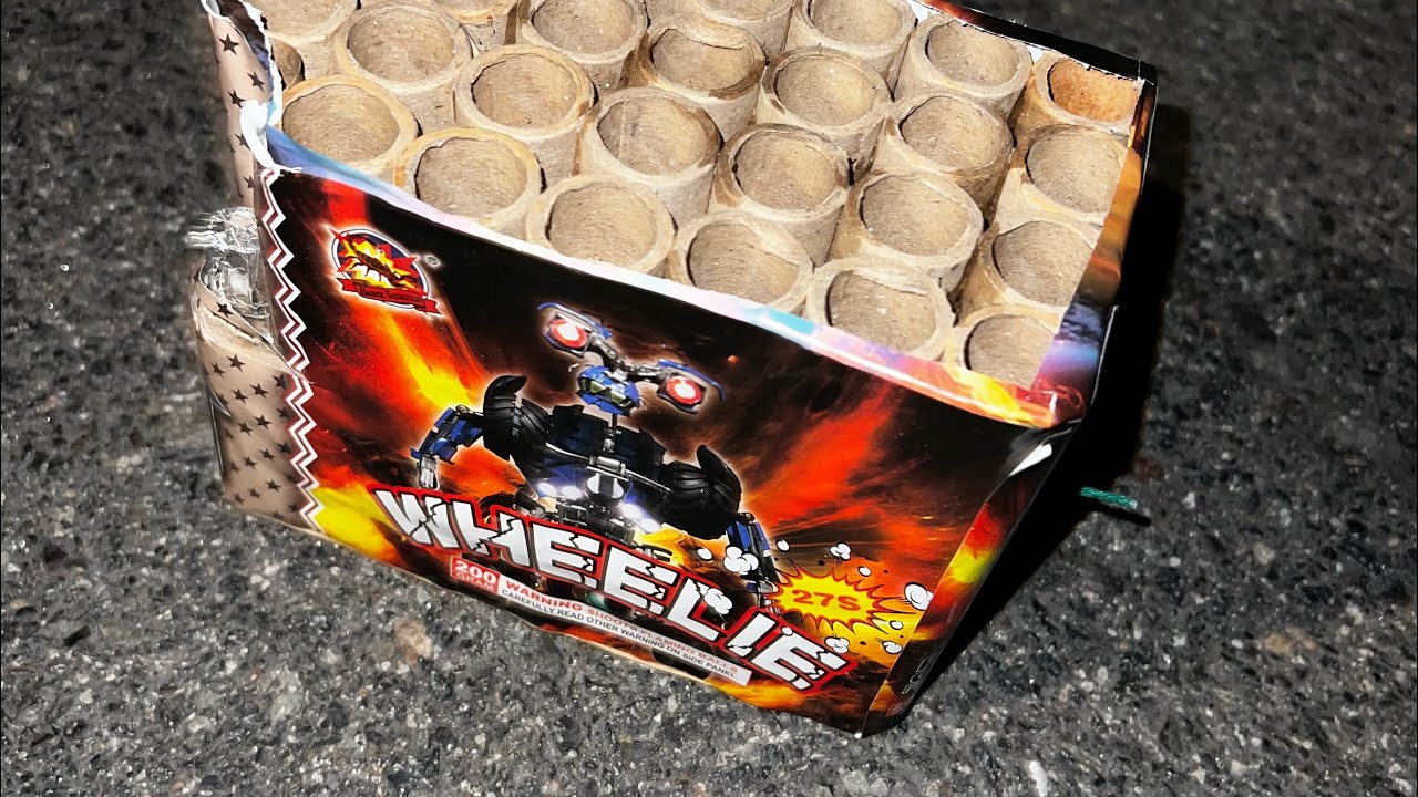 Wheelie 27 Shot Firework x2 - YouTube
