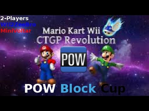 Mario Kart Wii Custom Tracks: POW Block Cup [2-Players] - YouTube