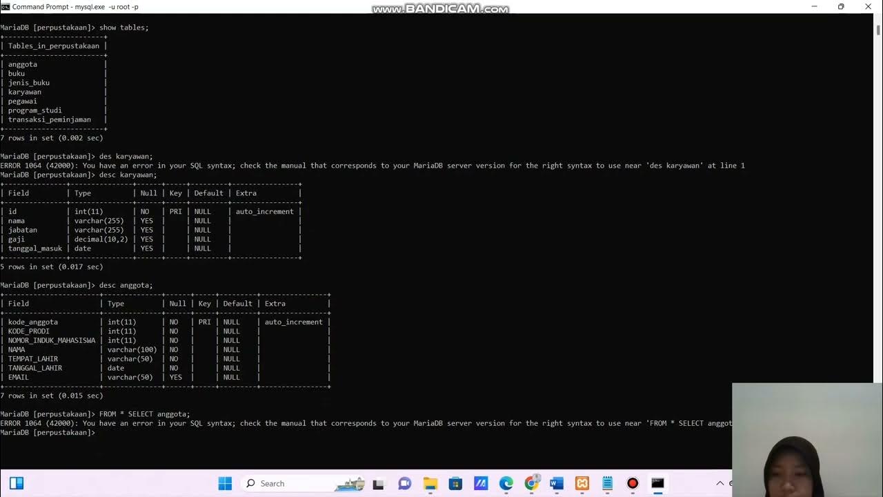 SQL Command CRUD - YouTube