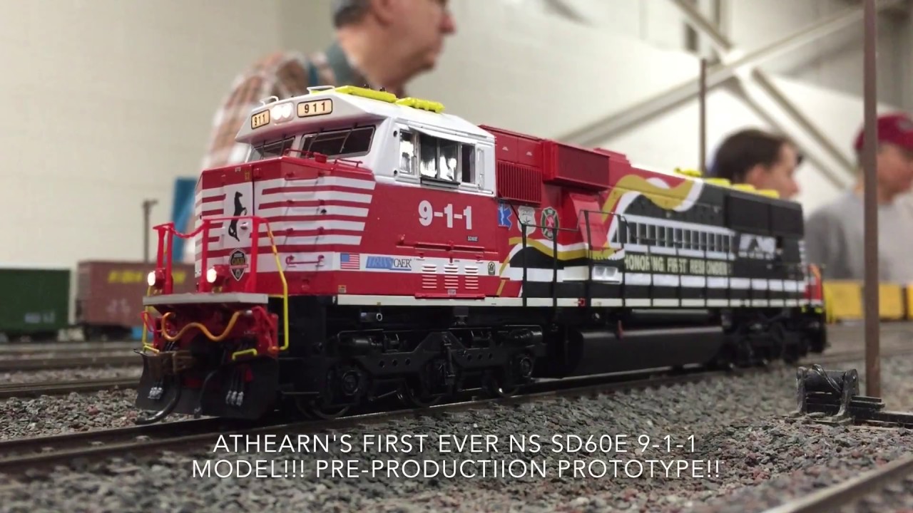 WOW!!! Athearn's NEW NS SD60E 9-1-1 And UP SD70ACe #1943 PLUS My Amtrak ...
