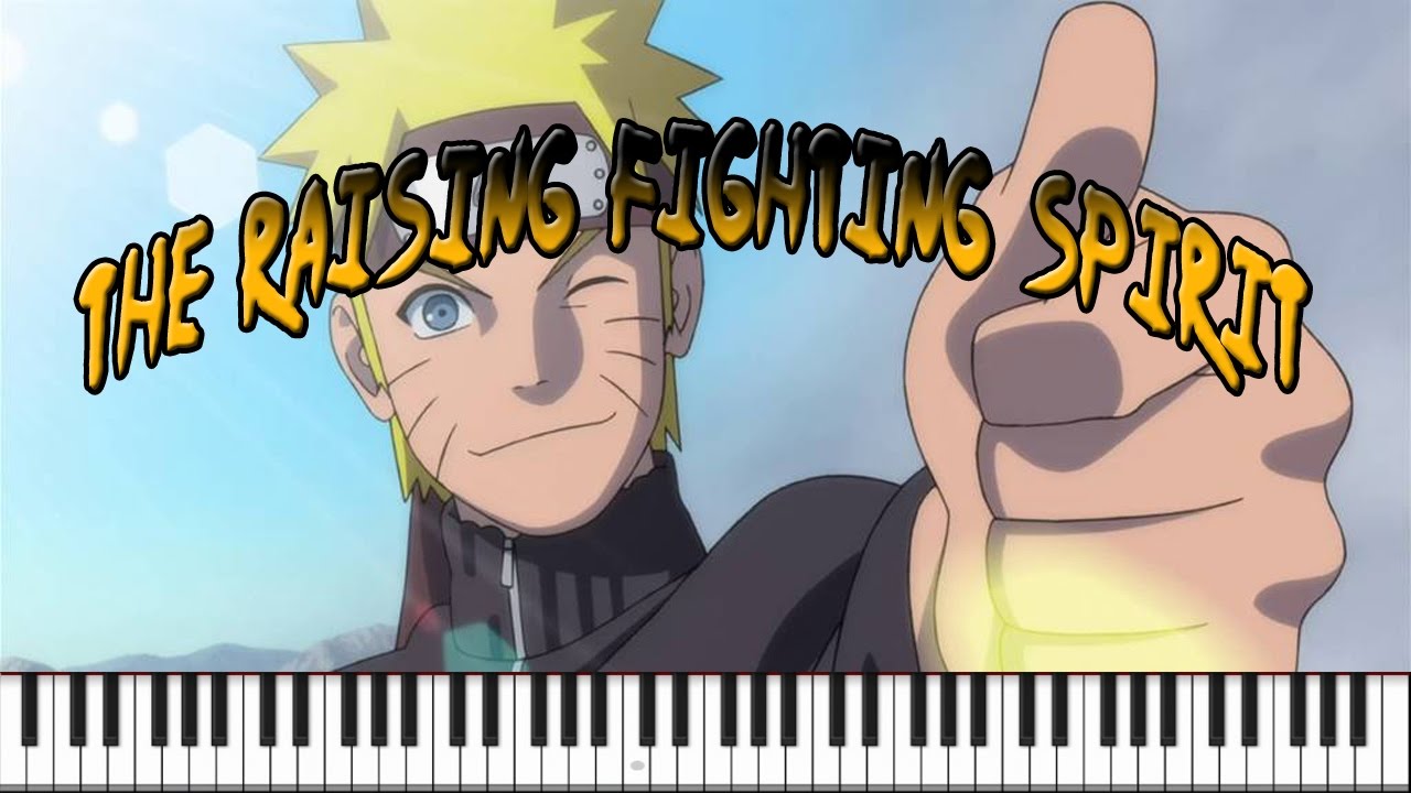 Naruto - The Raising Fighting Spirit Piano (synthesia) - YouTube