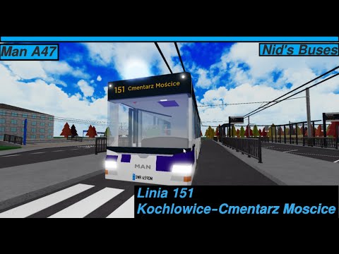 Linia 151 Kochłowice-Cmentarz Mościce Man A47. Nid's Buses - YouTube