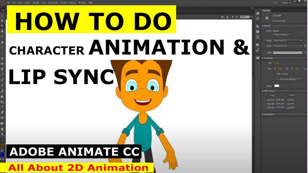 How use Symbols for Character Animation and Lip Sync Animate CC - YouTube