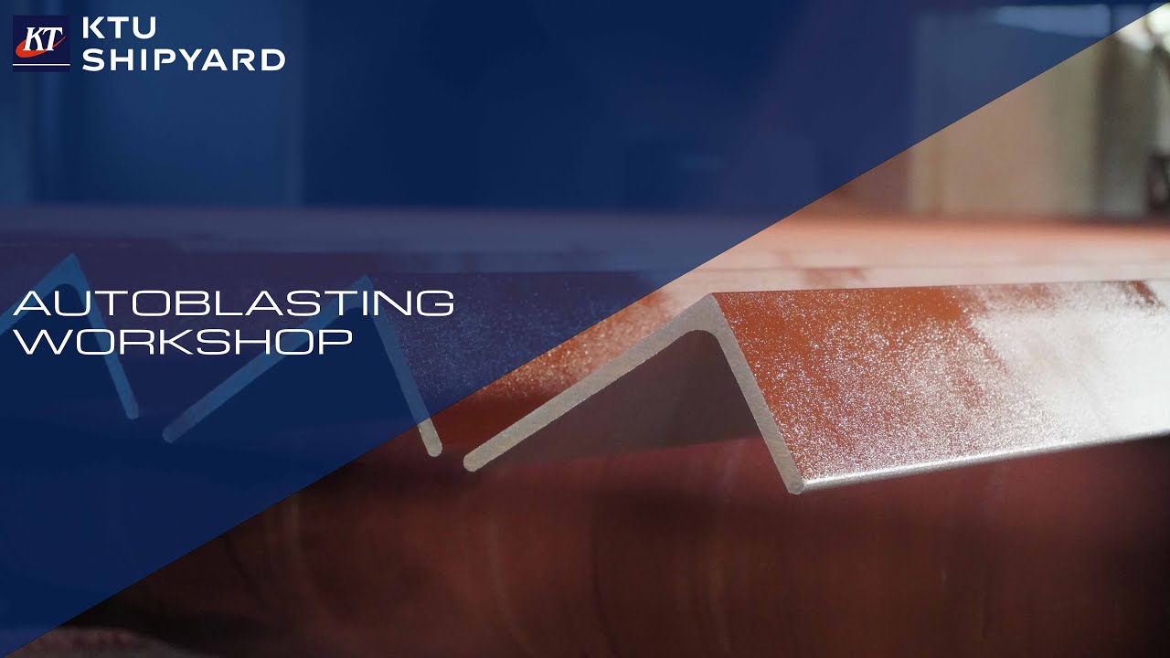 A look inside KTU Shipyard Autoblasting Workshop! - YouTube