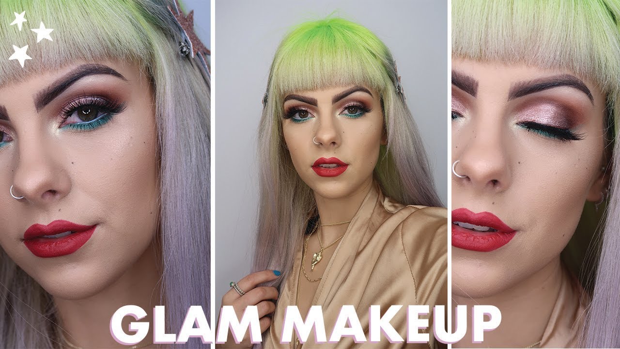 CHRISTMAS HOLIDAY GLAM MAKEUP TUTORIAL - YouTube