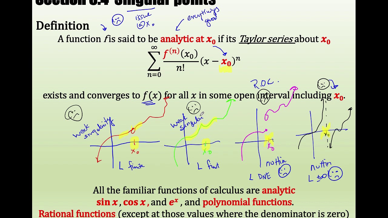 DiffEq Regular Singular Points - YouTube
