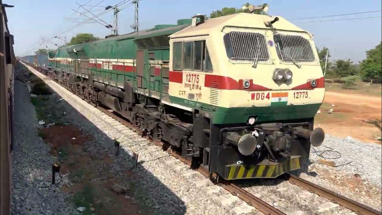 Locomotives WAP4 and WDM3D | Diesel + Electric | Indian Railways - YouTube