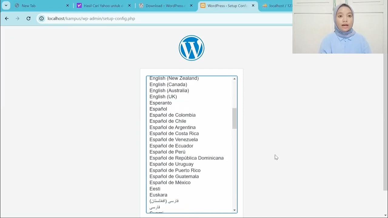 Cara Install Wordpress di Localhost dengan menggunakan xampp - YouTube