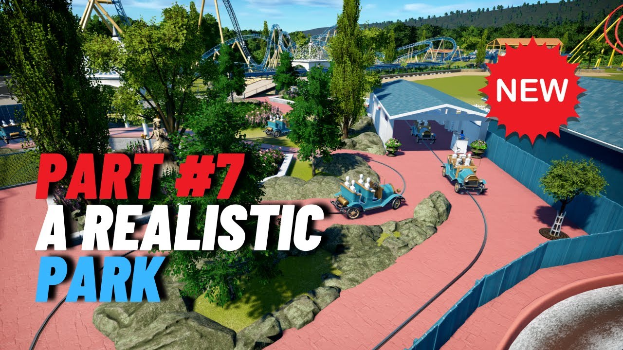 PLANET COASTER - Realistic Park ep. 7, Classic Car Ride Tutorial (Speed ...