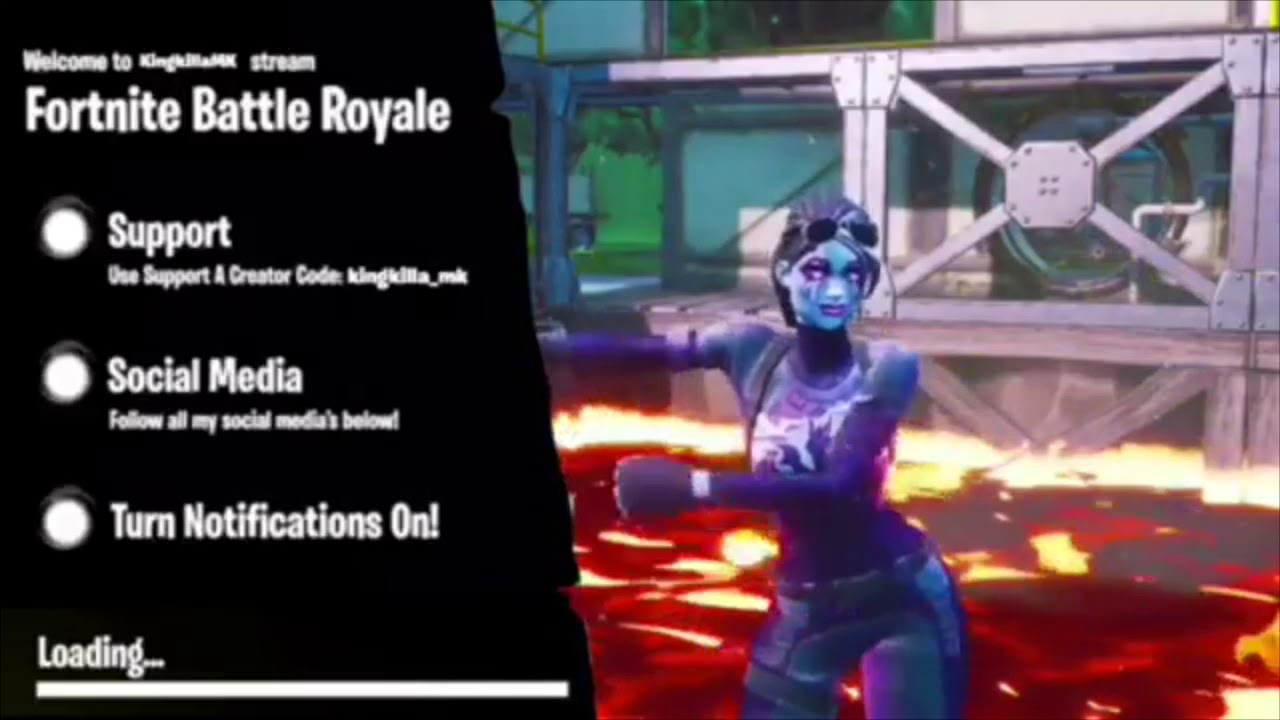 My new Fortnite custom loading screen! - YouTube