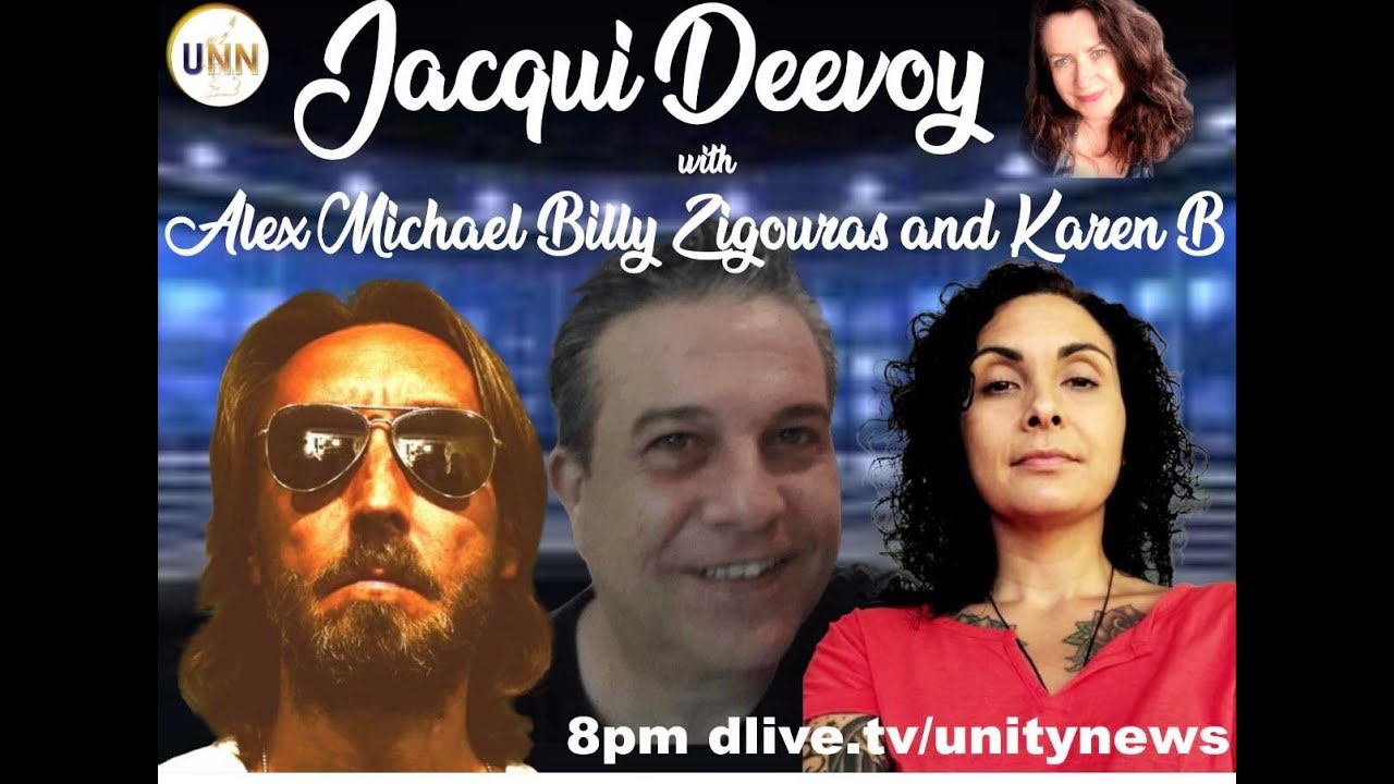 Jacqui Deevoy's Livestream w/ Karen B, Alex Michael & Billy Zig - YouTube