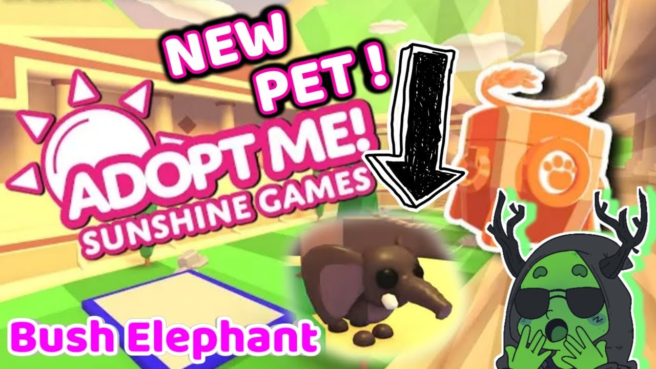 Adopt Me! SUNSHINE GAMES ! NEW MINIGAMES + PETS ! BUSH ELEPHANT 🐘 - YouTube