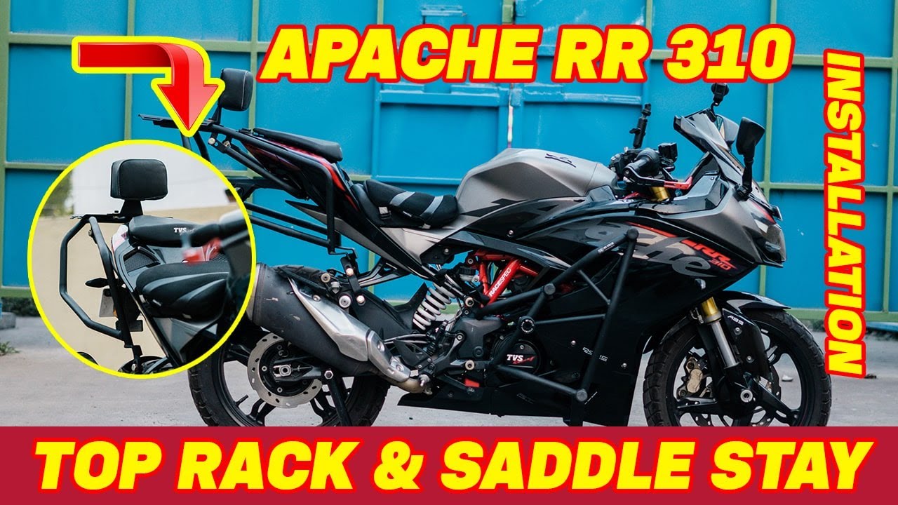 Apache RR 310 TOP RACK & SADDLE STAY - YouTube