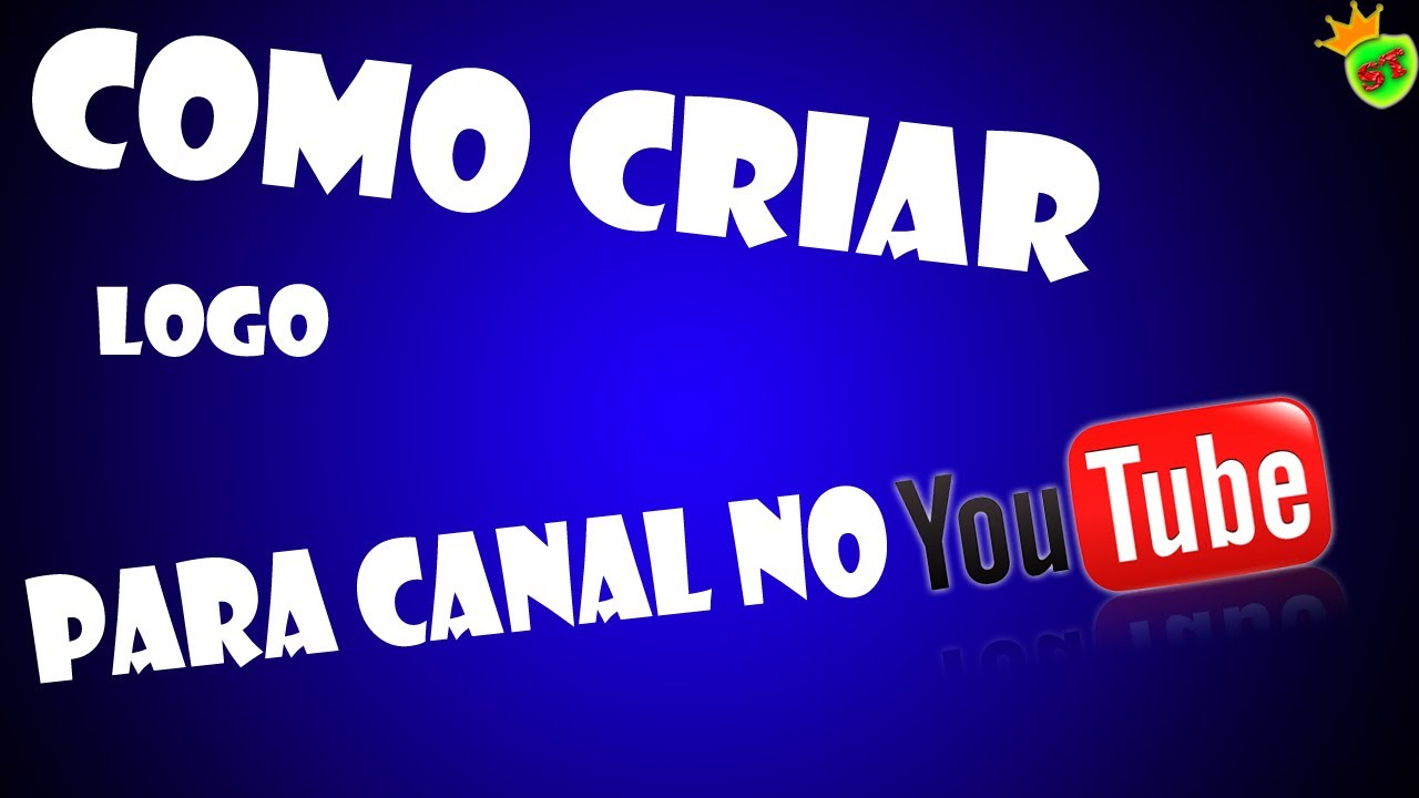 Como Criar Uma Logo Para Seu Canal No Photoshop Cs3 Youtube