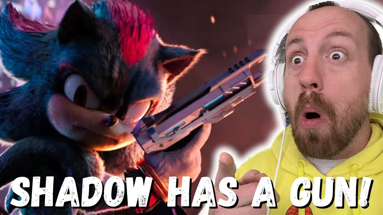 SHADOW HAS A GUN!!! Sonic the Hedgehog 3 | Official Trailer 2 (2024 ...