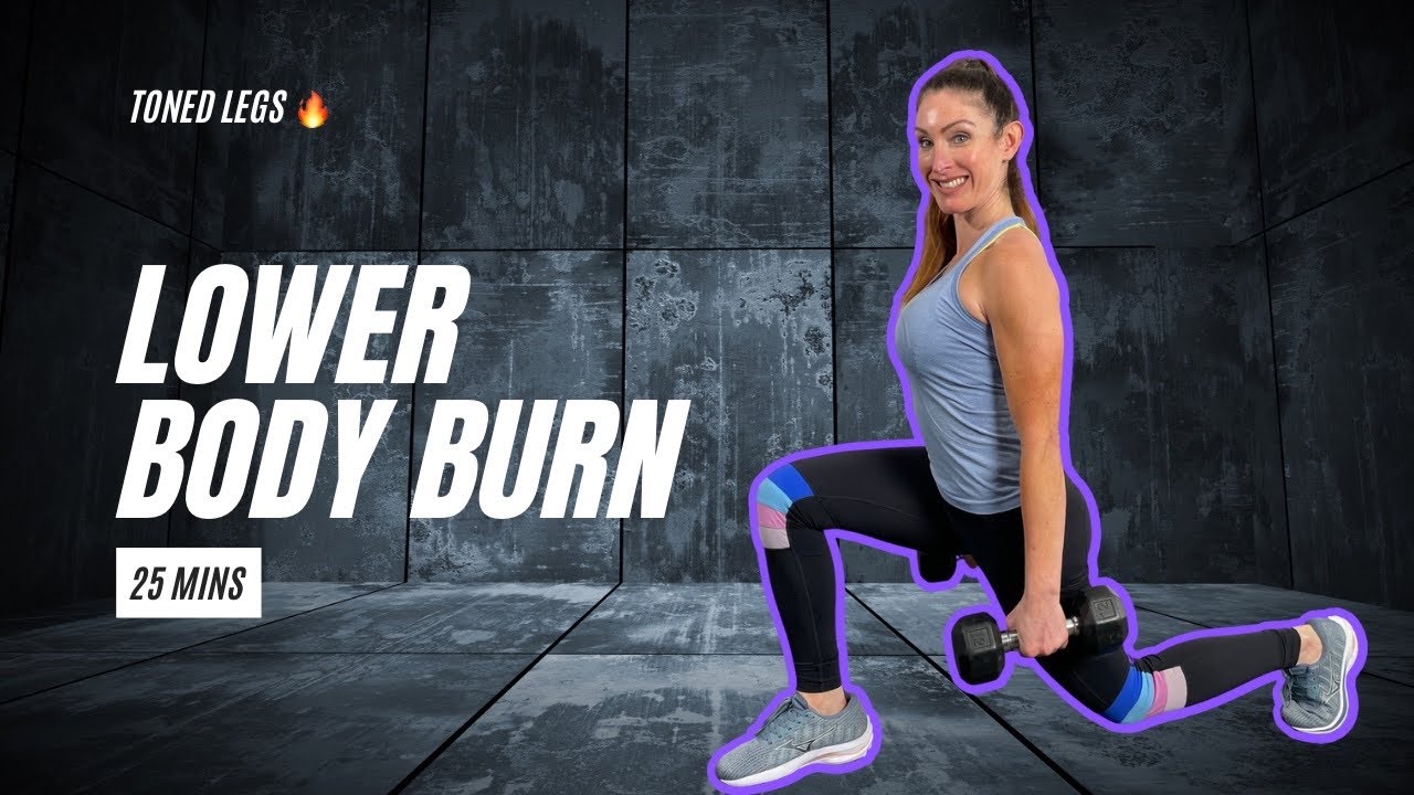 25 Min Lower Body burn | Strong & Toned Legs - YouTube