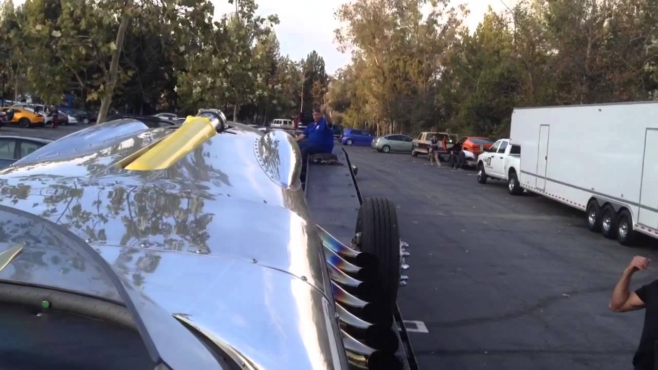 Rodney Rucker drives onto trailer - YouTube