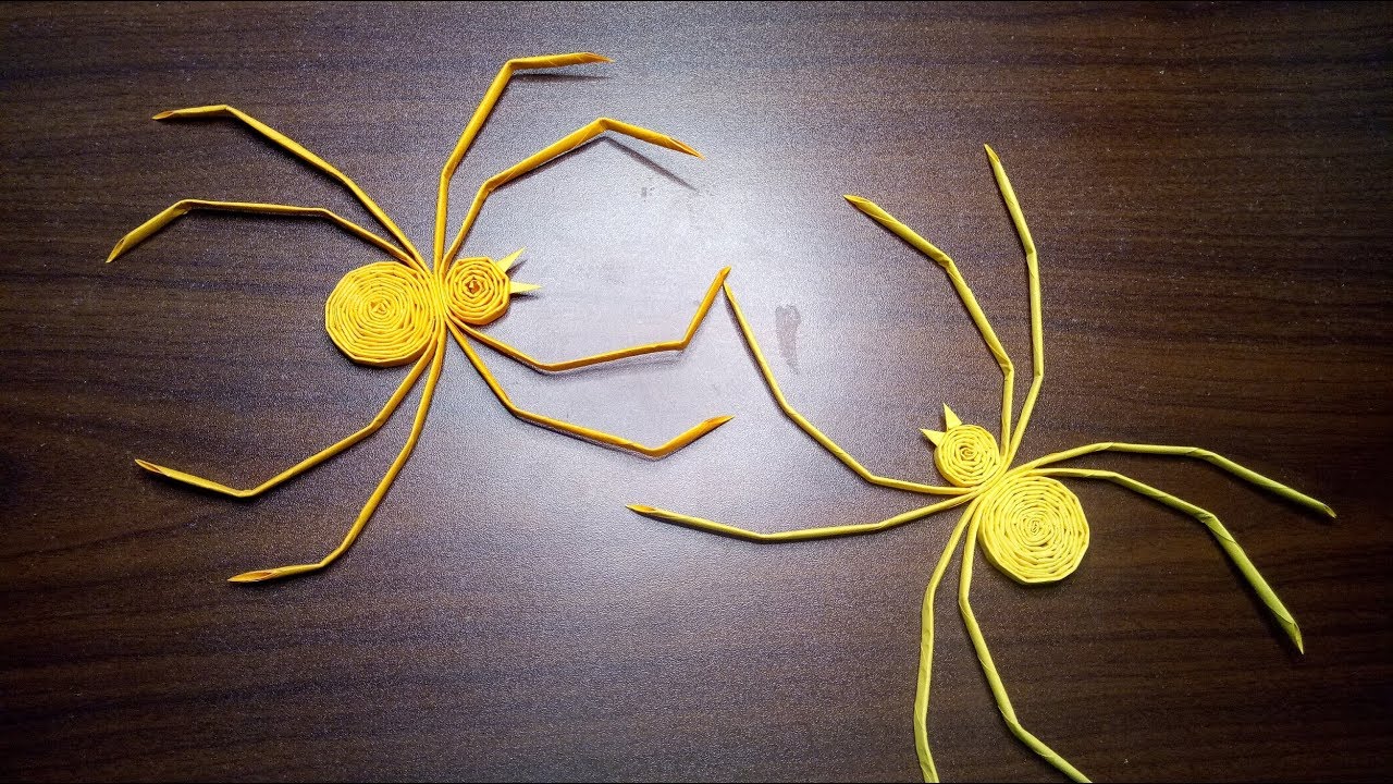 DIY PAPER SPIDER A VERY EASY HALLOWEEN CRAFT IDEA YouTube diy-paper-spider-a-very-easy-halloween-craft-idea-youtube