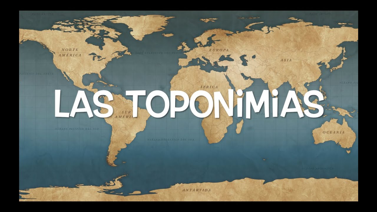 La toponimia - YouTube