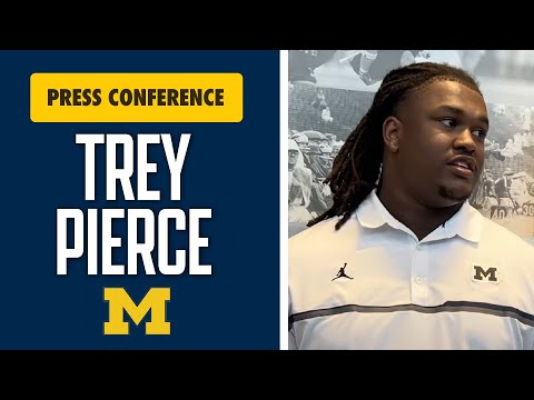 Trey Pierce On Being A Fall Camp Breakout Player, Mason Graham, Kenneth ...